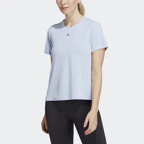 Adidas Logo Hiit Heat.rdy Sweat-conceal T-shirt - Blue