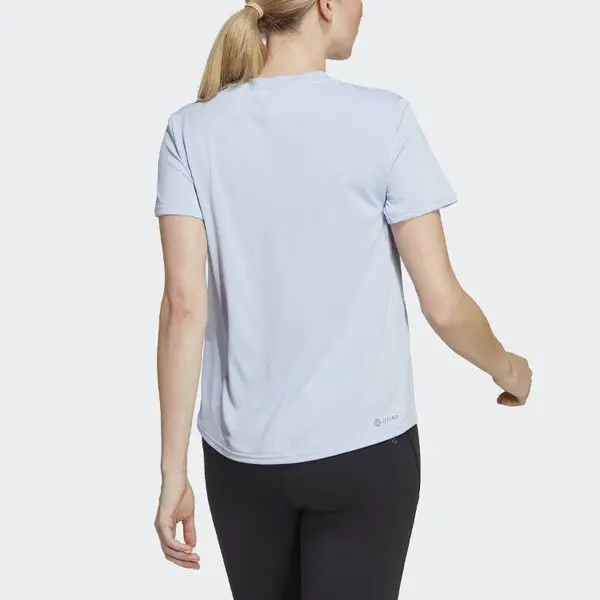 Adidas Logo Hiit Heat.rdy Sweat-conceal T-shirt - Blue