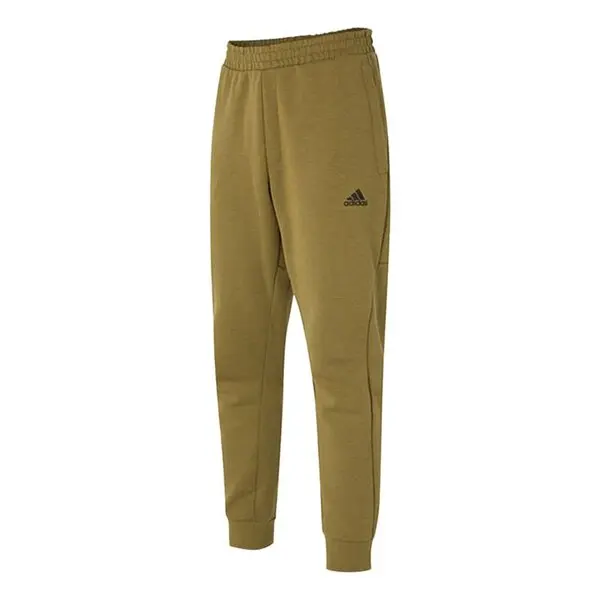 Adidas Fi Dk Reg Pnt Logo Sports Running Knit Bundle Feet Long Pants/trousers Olive - Default Color