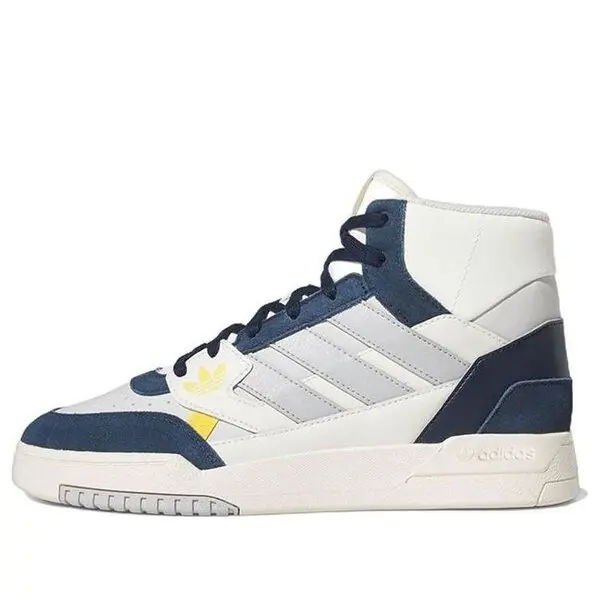 Adidas Originals Drop Step Se High Top Sneakers - White/blue