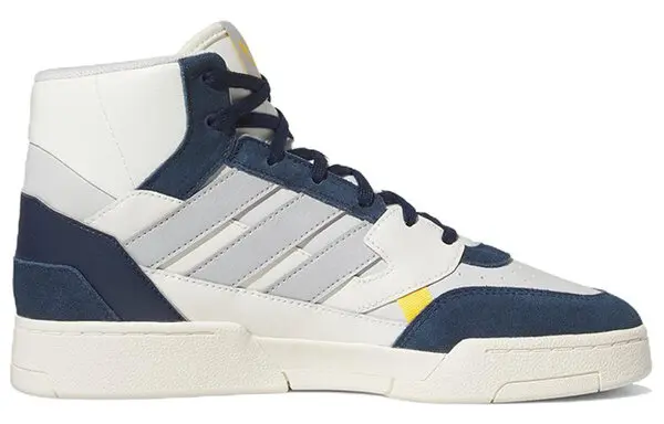 Adidas Originals Drop Step Se High Top Sneakers - White/blue