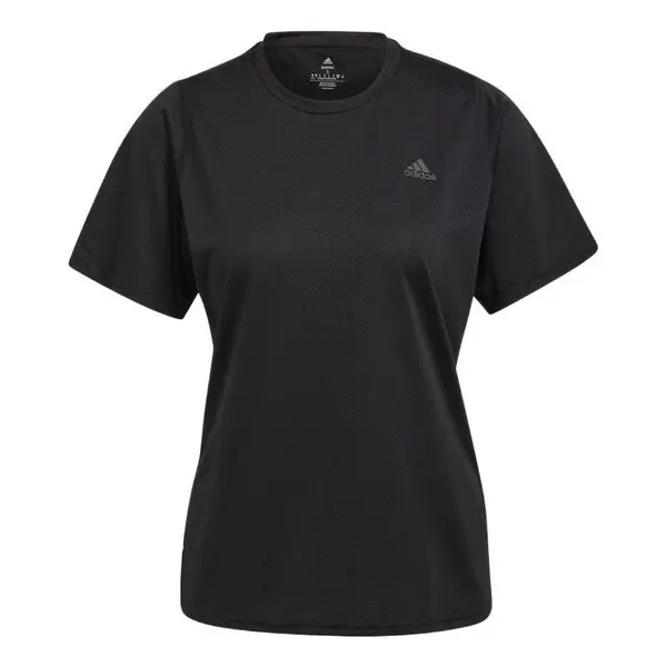 Adidas Run Icon 3 Bar T-shirt - Black