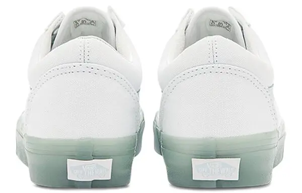 VANS Old Skool Side Stripe Casual Sneakers - White/blue