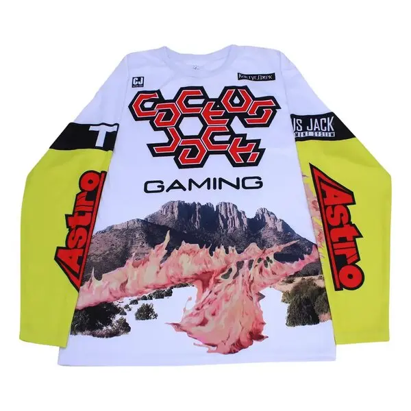 TRAVIS SCOTT Cactus Jack The Scotts Gaming Ii Long-sleeve Jersey - White