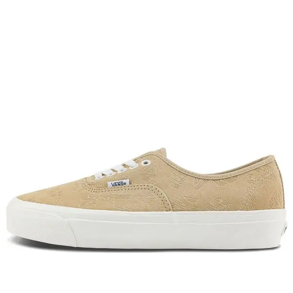 VANS Authentic Embossed Sneakers - Brown/white