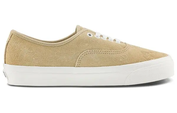 VANS Authentic Embossed Sneakers - Brown/white