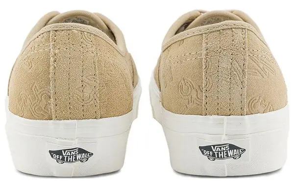 VANS Authentic Embossed Sneakers - Brown/white