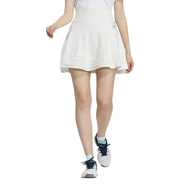 Adidas Quilted Skirt With Shorts - White