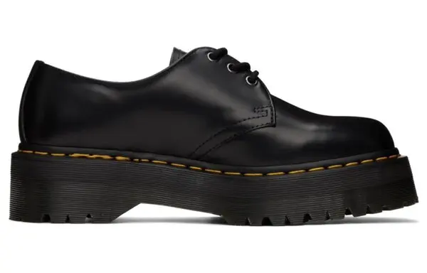Dr. Martens Smooth Leather Platform - Black
