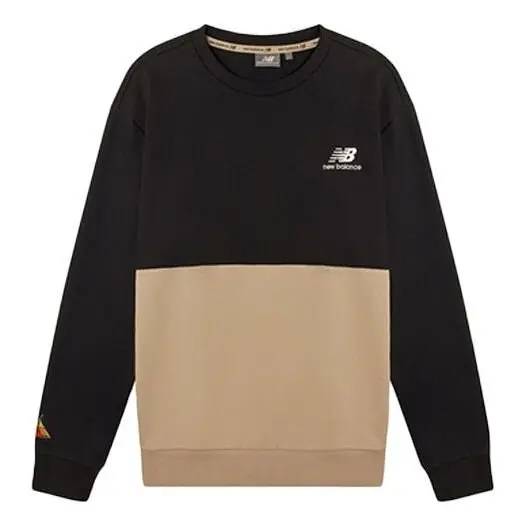 NEW BALANCE X Jhi Athletics Crew Neck Pullover Asia Sizing 'black Beige - Black/beige/white