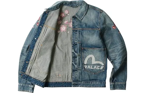 PALACE X Evisu Type One Denim Jacket
