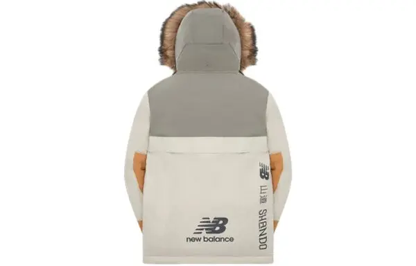 NEW BALANCE X Tyakasha Color Block Hooded Jacket - Grey/white/orange