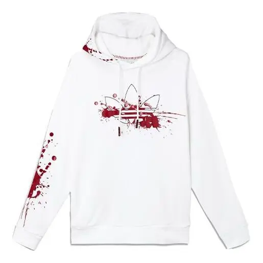 Adidas Originals Hoodie With Graphic Print - White