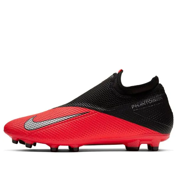 Nike Phantom Vision 2 Academy Df Fg/mg Cleats - Black/red