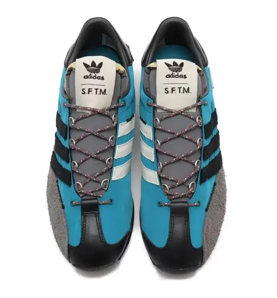 Adidas Original X Song For The Mute Country Og Low Trainers - Blue/grey