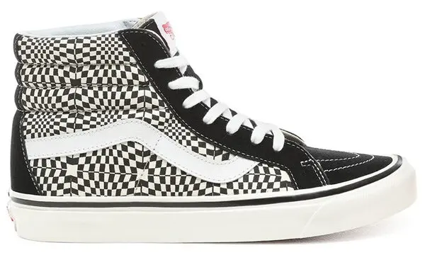 VANS Sk8-hi 38 Dx "warp Check" High Top Sneakers - Black