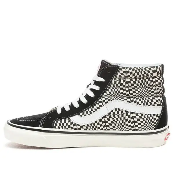 VANS Sk8-hi 38 Dx "warp Check" High Top Sneakers - Black