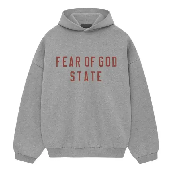 Fear Of God Ss25 Fleece Hoodie - Grey