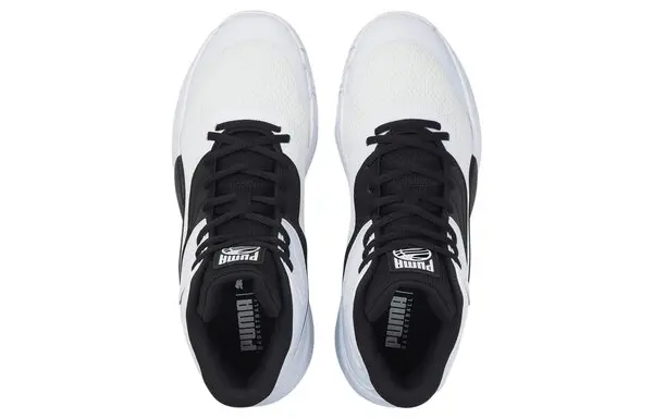 PUMA Triple Mid Basketball Sneakers - White/black