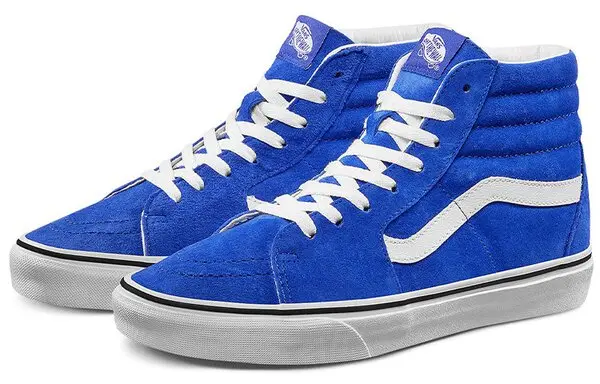 VANS Sk8-hi Suede High Top Sneakers - Blue