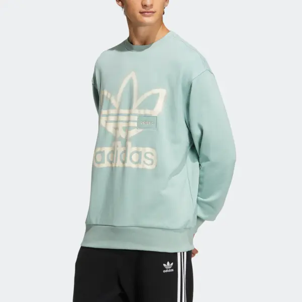 Adidas Crewneck Pullover With Chest Graphic
