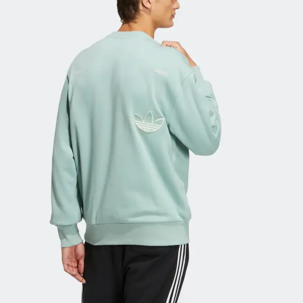 Adidas Crewneck Pullover With Chest Graphic