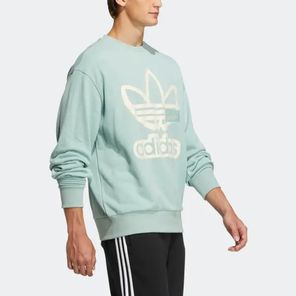 Adidas Crewneck Pullover With Chest Graphic