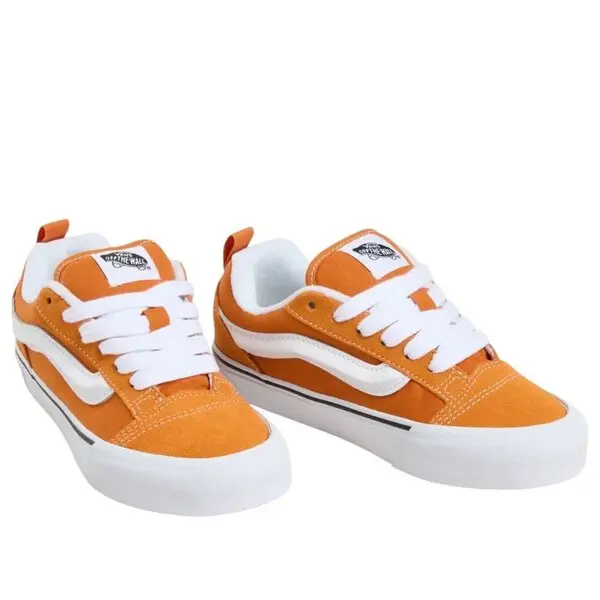 VANS Knu Skool Sneakers - Orange/white