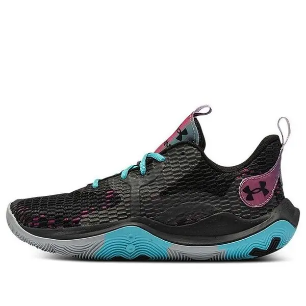 Under Armour Spawn 3 Clrshft Basketball Sneakers - Black/gray/blue