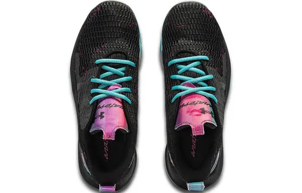 Under Armour Spawn 3 Clrshft Basketball Sneakers - Black/gray/blue