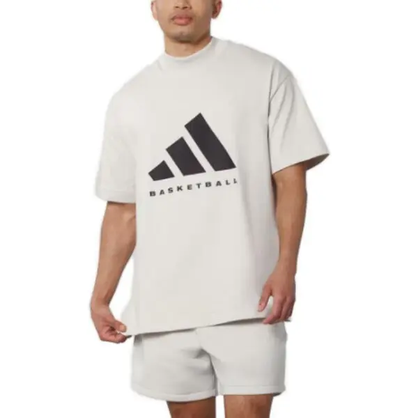 Adidas Basketball Logo Tee 'white