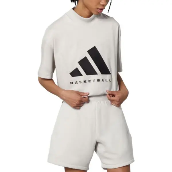 Adidas Basketball Logo Tee 'white