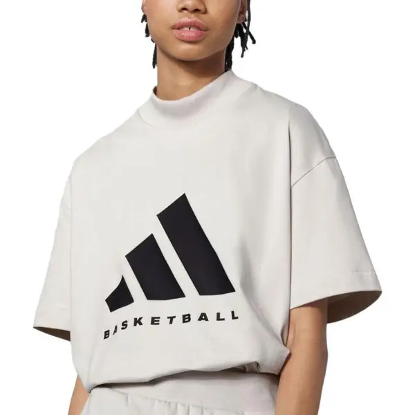 Adidas Basketball Logo Tee 'white