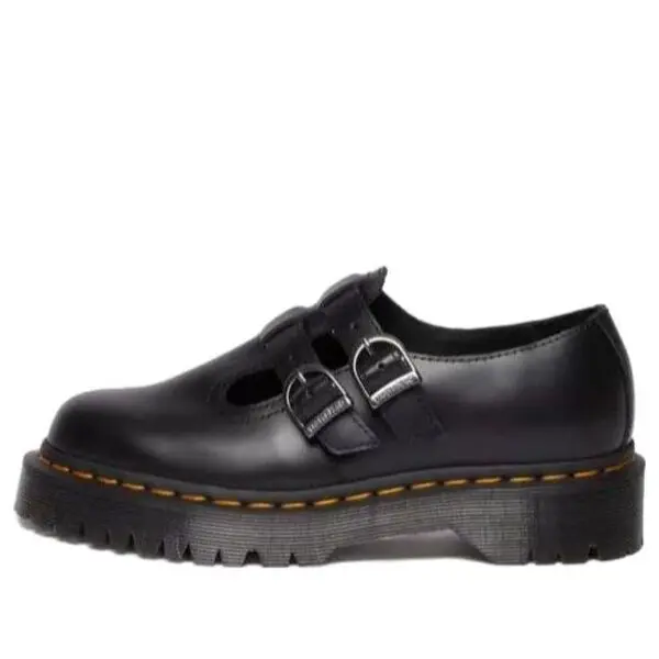 Dr. Martens 8065 Ii Bex Smooth Leather Platform Mary Jane - Black