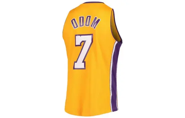 Mitchell & Ness Nba Hardwood Classics Los Angeles Lakers Lamar Odom #7 Jersey