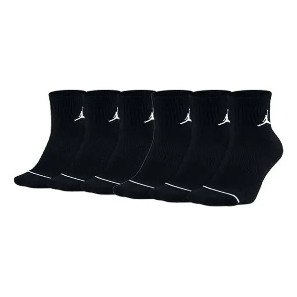 JORDAN Jumpman Quarter Socks Pack Of 3 - Black