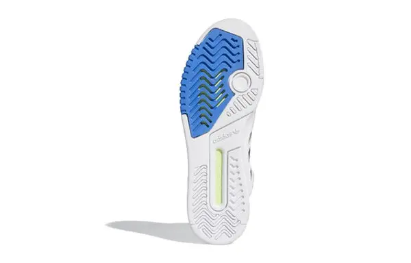 Adidas Originals Drop Step High Top Sneakers - White/blue