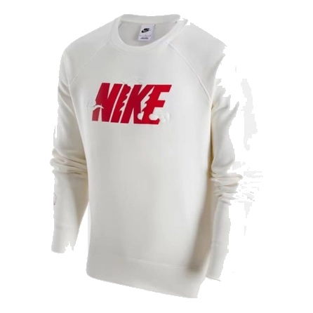 Nike Crewneck Sweatshirt - Sail/red