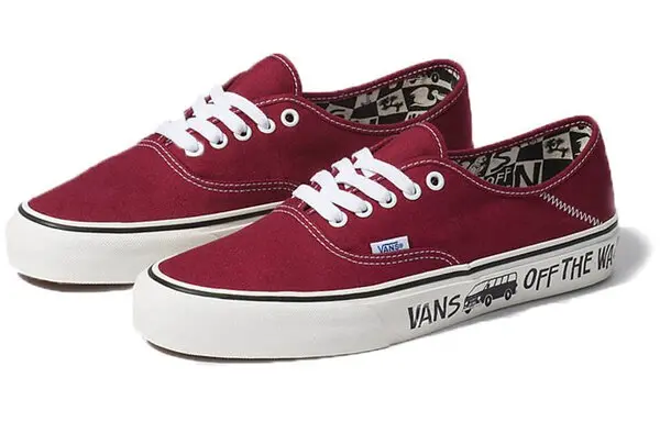 VANS Yusuke Hanai X Authentic Sf Low Top Sneakers - Red