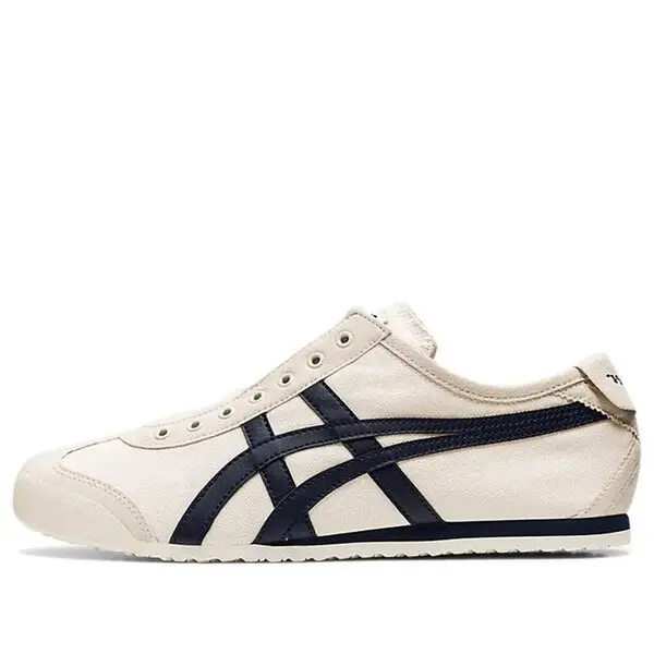 Onitsuka Tiger Mexico 66 Slip-on Sneakers - Cream/blue