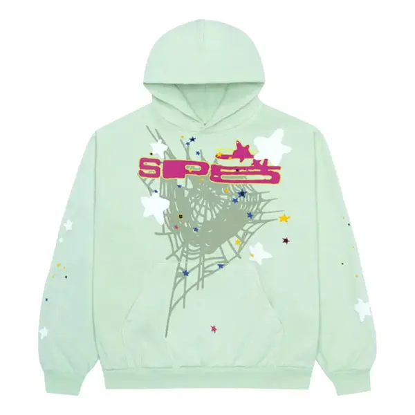 SP5DER Graphic Hoodie - Mint