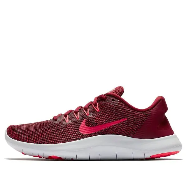 Nike Flex 2018 Rn Athletic Sneakers - Red/white