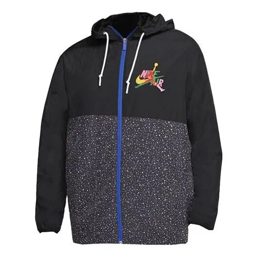 JORDAN Brand Air Casual Windproof Woven Jacket - Grayblack