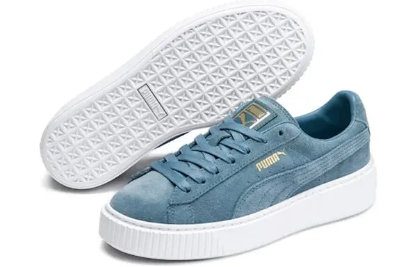 PUMA Suede Platform Sneakers - Blue