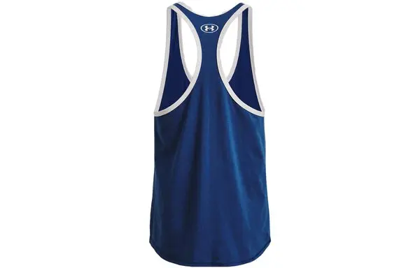 Under Armour Project Rock Bsr Tank Top - Blue/white