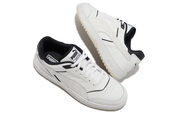 PUMA Doublecourt Sneakers - White/navy