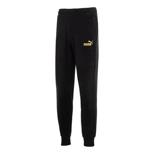 PUMA Ess+ Tape Golden! Track Pants Logo