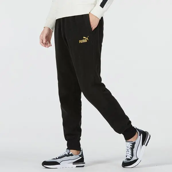 PUMA Ess+ Tape Golden! Track Pants Logo