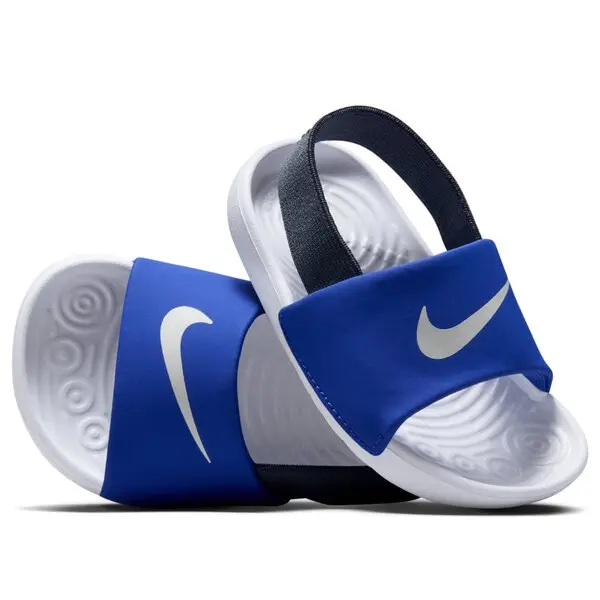 Nike Kawa Slides - Game Royal/thunder Blue/white