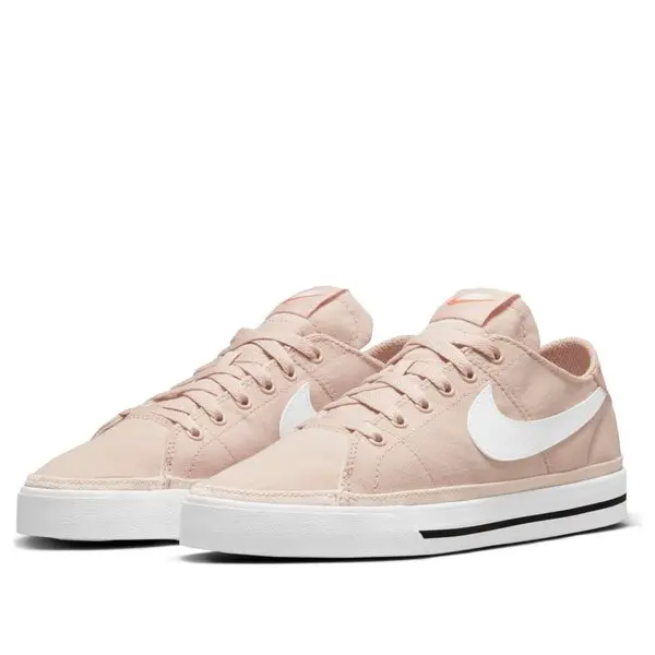 Nike Court Legacy Canvas Low Top Sneakers - Pink/blue